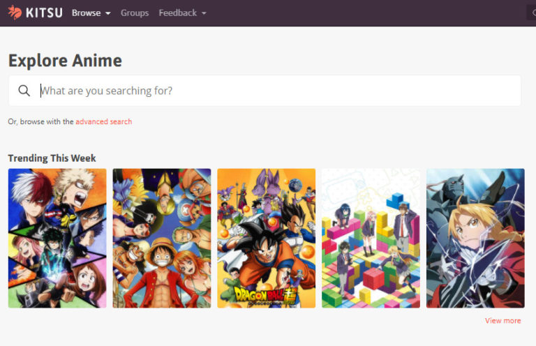 Kitsu, una plataforma web dirigida a los amantes del anime y el manga